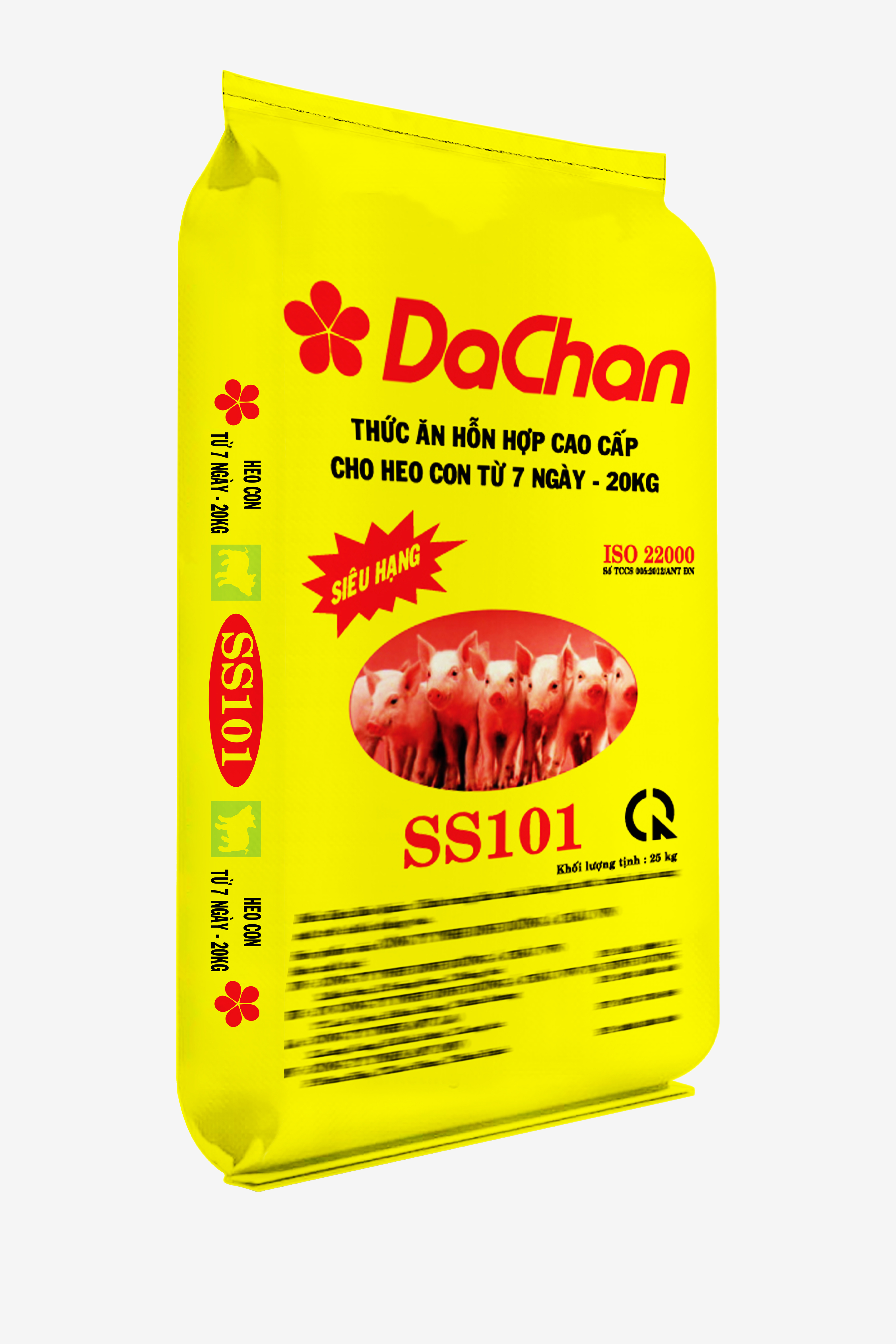 BAO PPGM THỨC ĂN GIA SÚC DACHAN SS101_25KG